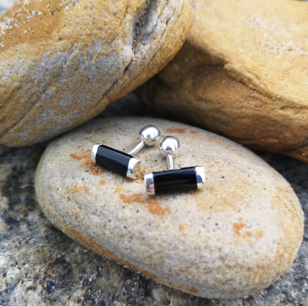 Bar cufflinks - The Ebor Jetworks
