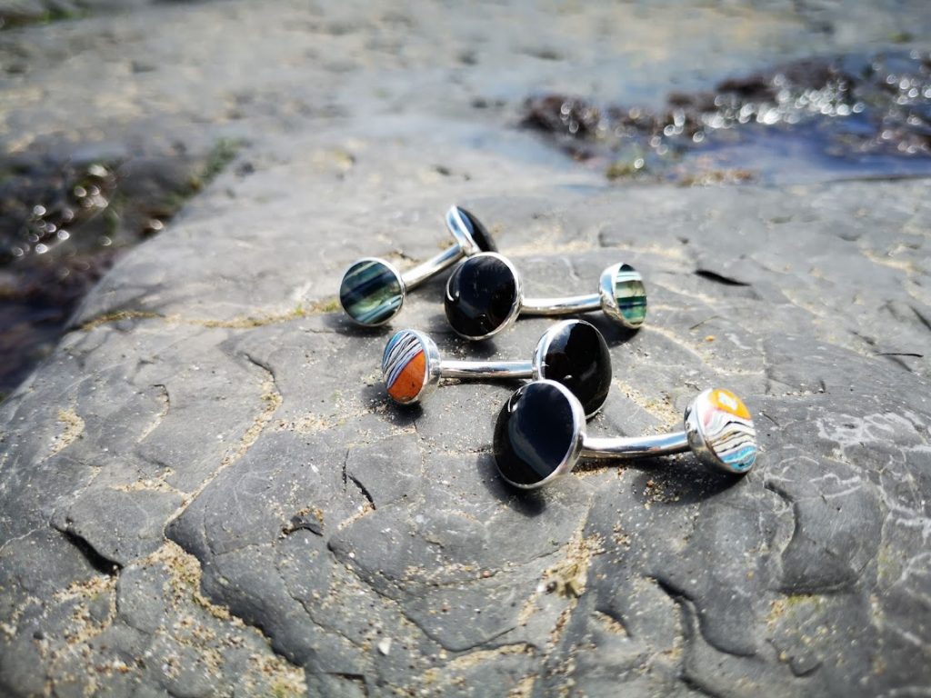 Double-ended cufflink - The Ebor Jetworks