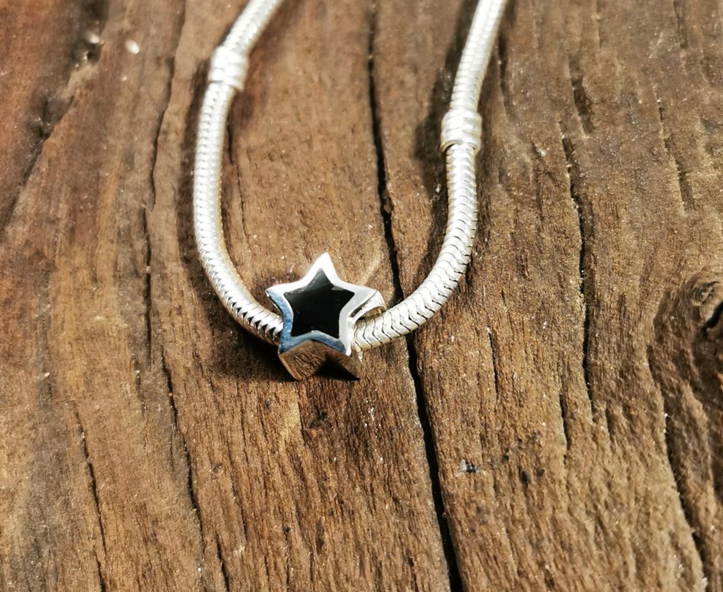 Cosmic Star Whitby Jet charm - The Ebor Jetworks